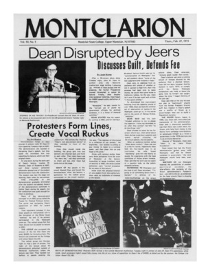 "The Montclarion, February 27, 1975" by The Montclarion